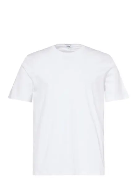 ARNE Mercerised Interlock Cotton-jersey T-shirt - White
