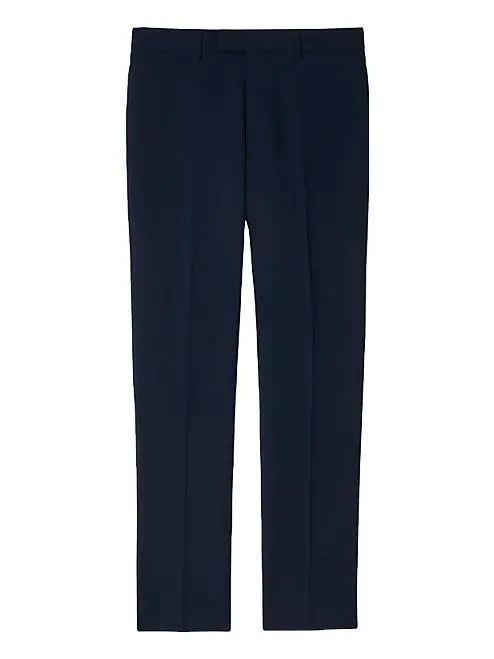 Sandro Regular-fit Straight-leg Wool Trousers - Royal Blue
