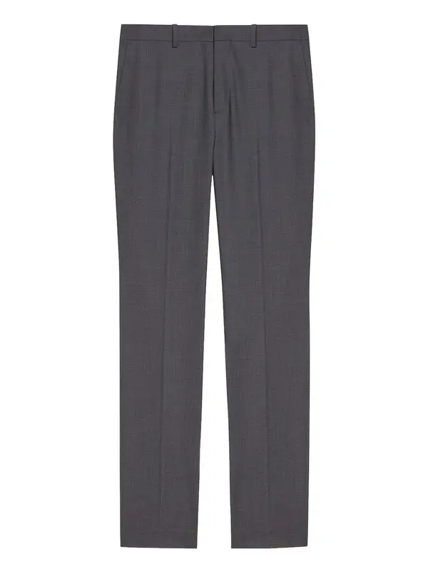 Theory Stretch Wool Mayer Pants - Medium Charcoal