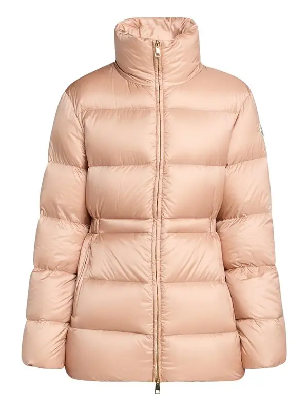 Moncler Brossette Down Puffer Jacket - Pink