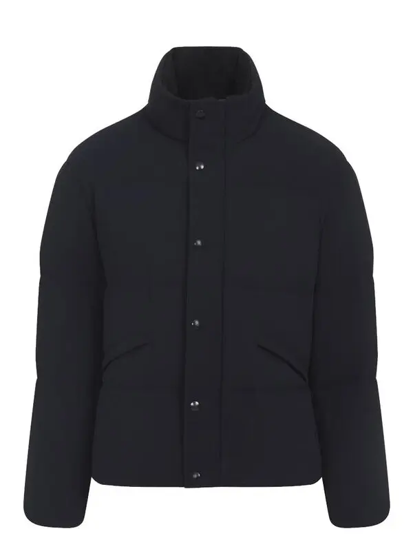 Giorgio Armani Virgin Wool Jacket - Blue