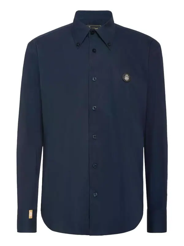 BILLIONAIRE Cotton-blend Shirt - Blue