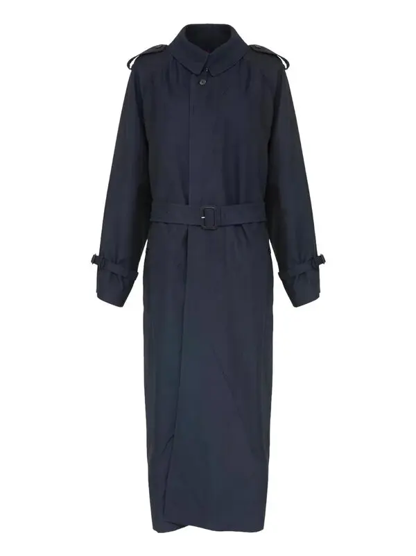 MAISON MARGIELA Long Raincoat - Blue