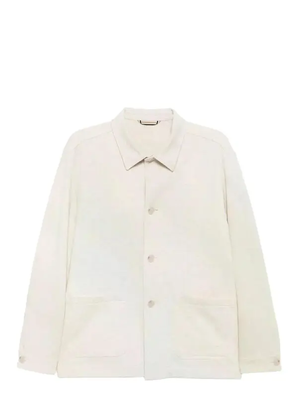 BOSS Button-up Shirt Jacket - Neutrals