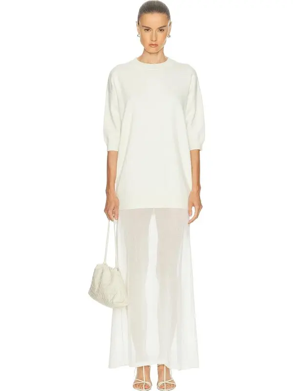 SEROYA Arwen Maxi Dress - Eggshell