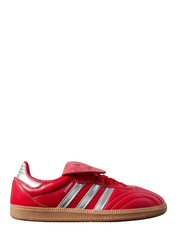 Adidas Originals By Alexander Wang Samba Lt Leather Sneakers - Red