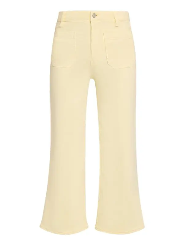 FRAME The Anchor Wide Leg Pants - Lemon