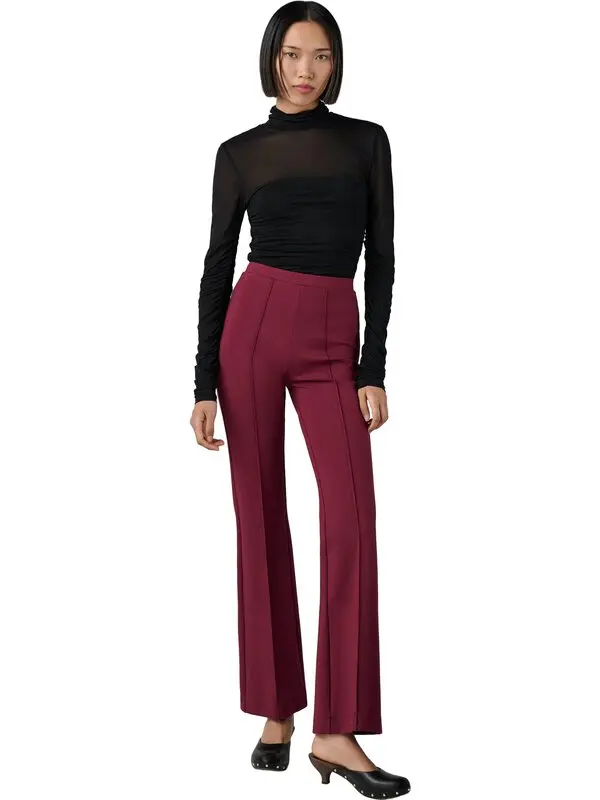 Diane Von Furstenberg Leonor Trousers - Wine Pink