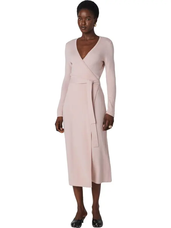 Diane Von Furstenberg Astrid Wrap Dress - Bare