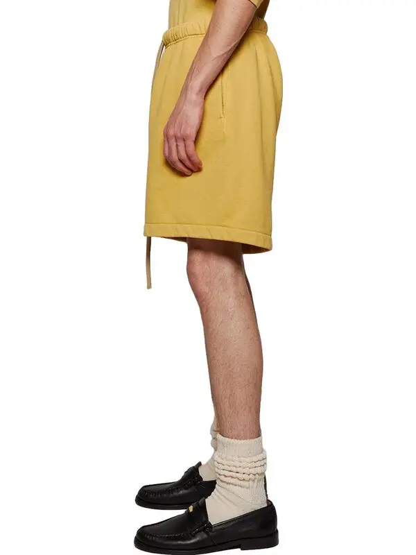 Fear Of God Heavy Fleece Soccer Short - Yellow