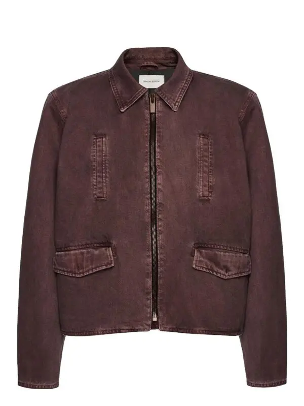 Magda Butrym Denim Jacket - Brown