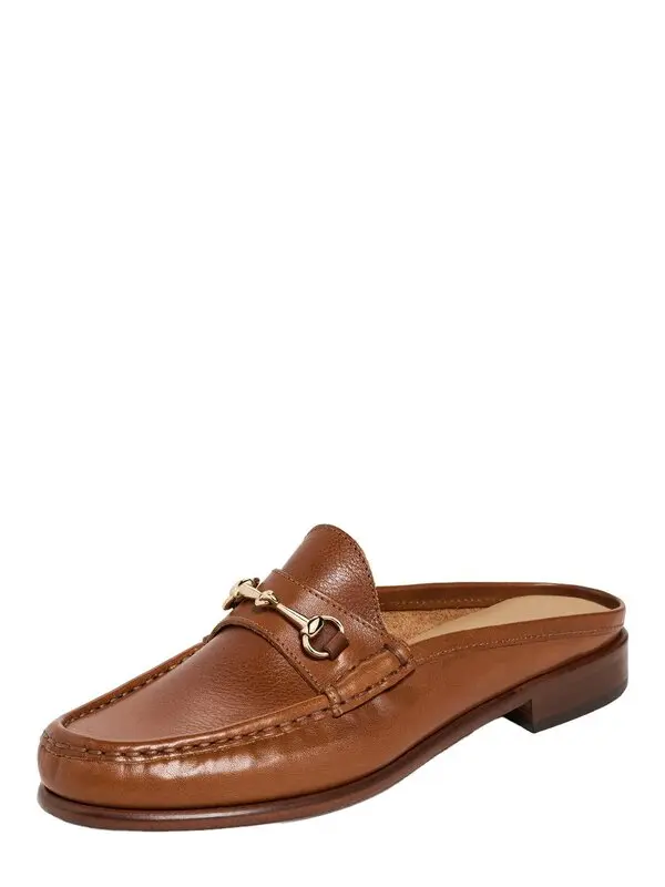 JAMIE HALLER Bit Mules - Cognac