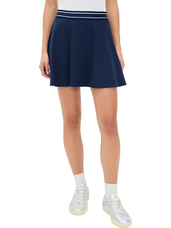 Ralph Lauren Active Cable Knit Skort - Refined Navy/ceramic White Ml