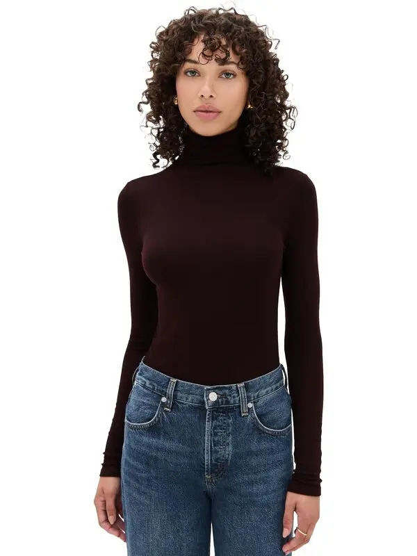 Ag Chels Turtleneck - Coffee Bean