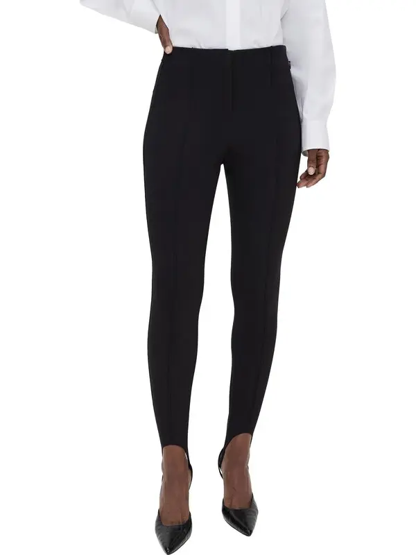 Theory Slim Stirrup Trousers - Black