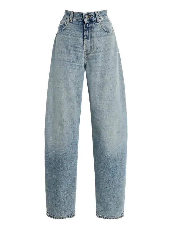 HAIKURE Bibi Mid-rise Balloon-leg Jeans - Light Wash