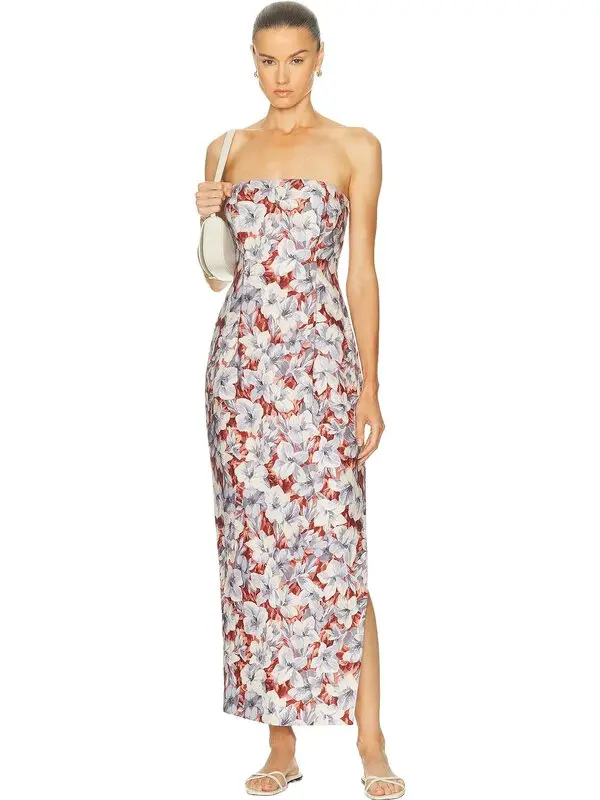 Posse Rosalie Strapless Maxi Dress - Lily Garden