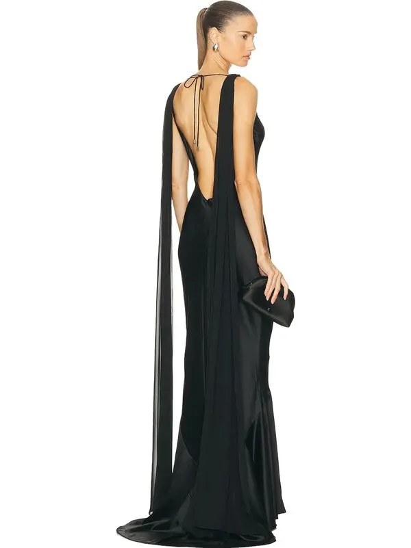 Retrofete Julia Gown - Black