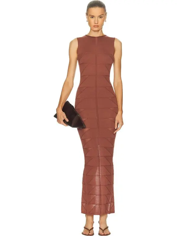 Rick Owens Tank Dress - Rosewood