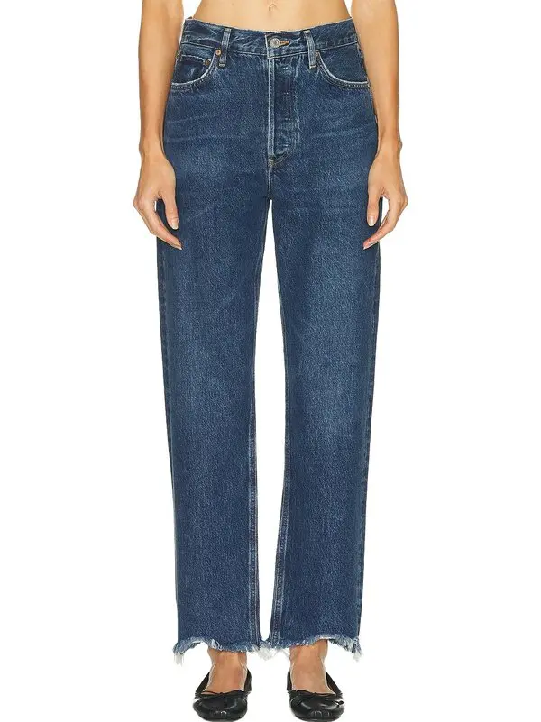 AGOLDE 90s Mid Rise Loose Fit Jeans - Fountain