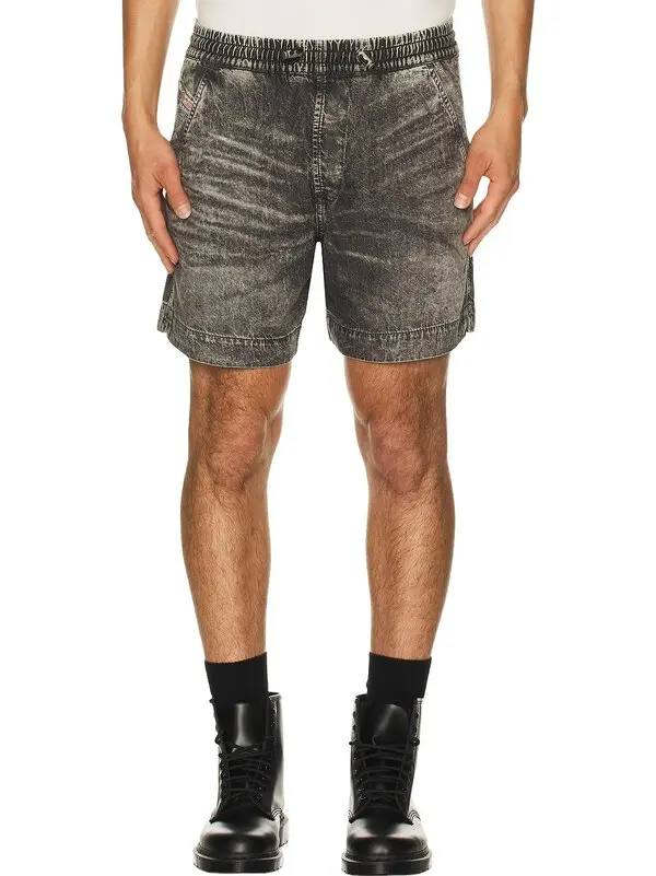 DIESEL® D-tenni Short - Black & Denim