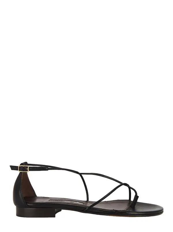 EMME PARSONS String Sandal - Black Nappa