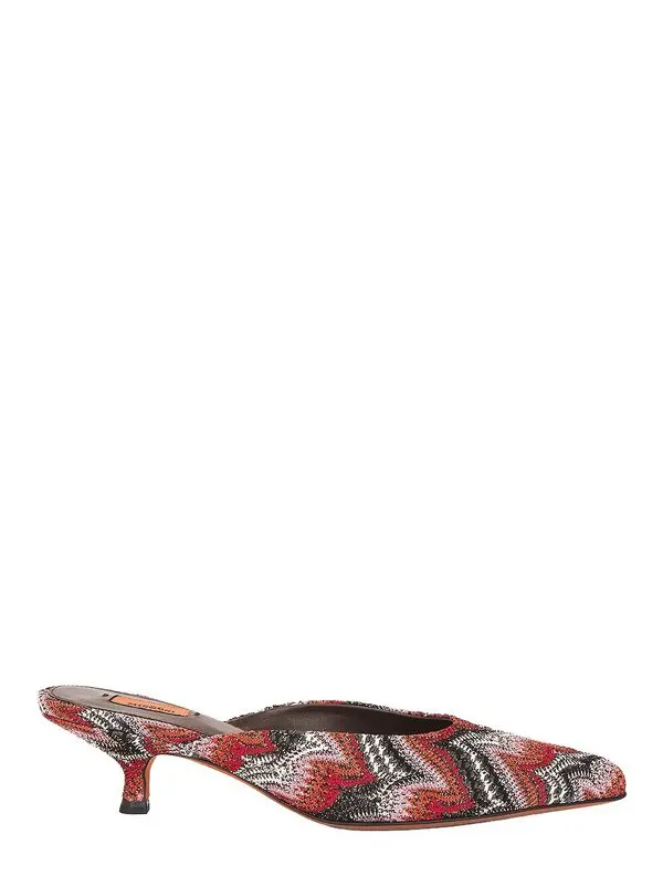 Missoni Gabri Raschel Lame Mule - Multi Red