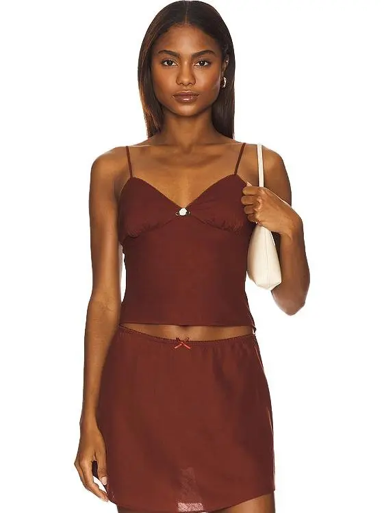 NIA Isaac Top - Cocoa