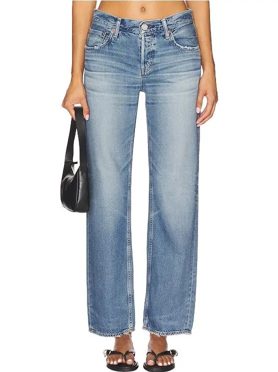 Moussy Vintage Millsboro Straight Jeans - Blue