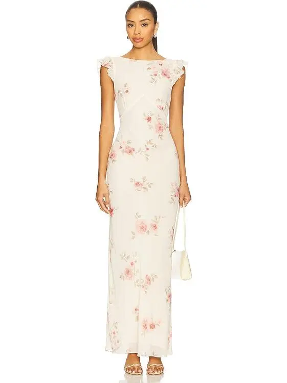 STONE COLD FOX X Miley Maxi Dress - Garden Floral