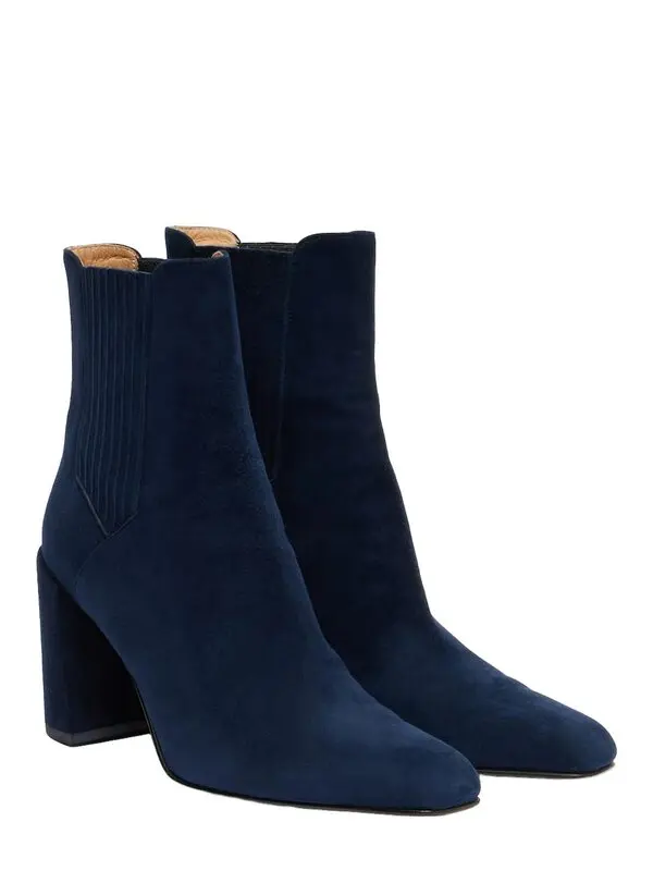 Gabriela Hearst Luke Suede Ankle Boots - Blue