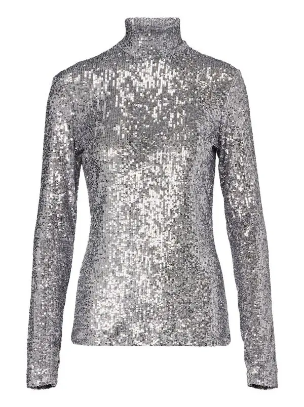 Rabanne Sequined Top - Silver