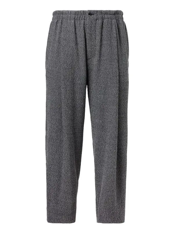 Giorgio Armani Mid-rise Wide-leg Pants - Grey