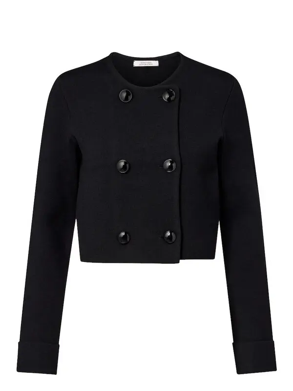 Dorothee Schumacher Sharp Ambition Wool-blend Jacket - Black