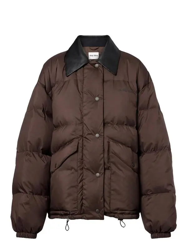 Miu Miu Down Jacket - Brown