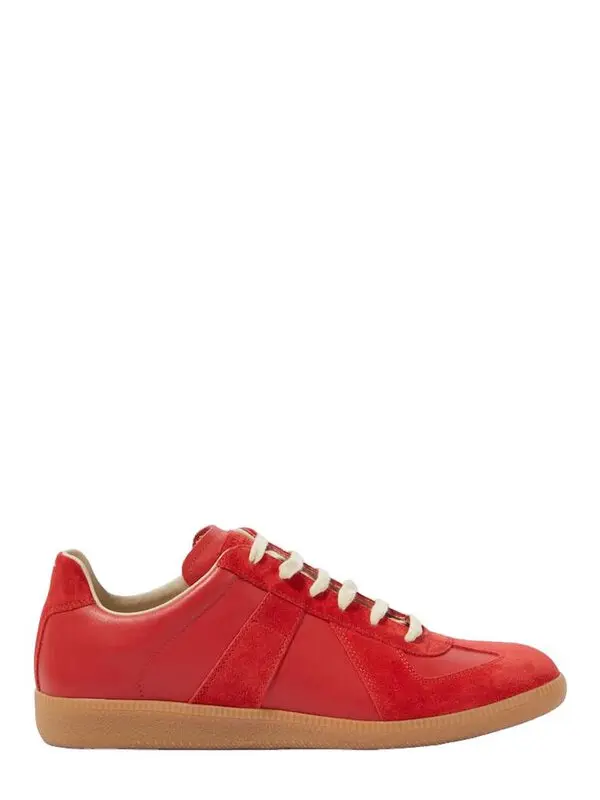 MAISON MARGIELA Replica Suede Sneakers - Red