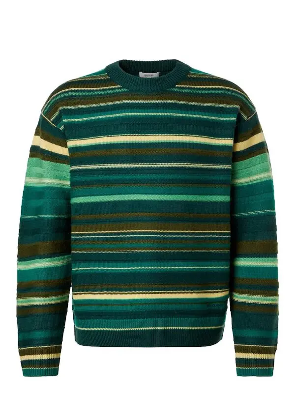 JW Anderson Striped Wool Sweater - Green