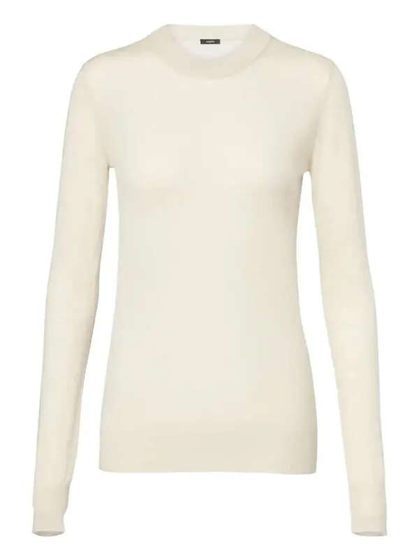 JOSEPH Cashmere Crewneck Sweater - Beige