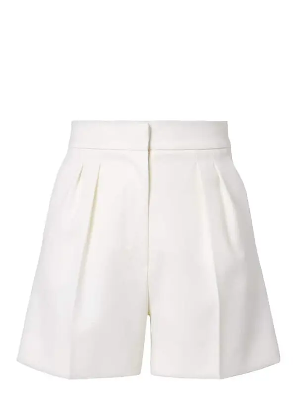 Max Mara Ozieri Virgin Wool Shorts - White