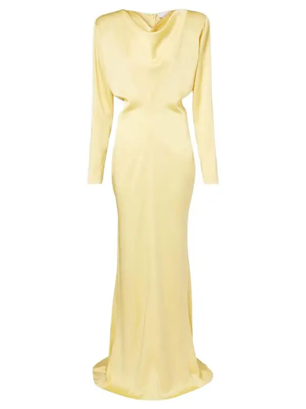 Stella McCartney Satin Gown - Yellow