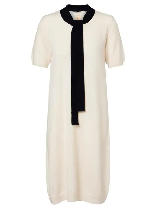 Jardin Des Orangers Wool And Cashmere Sweater Dress - White