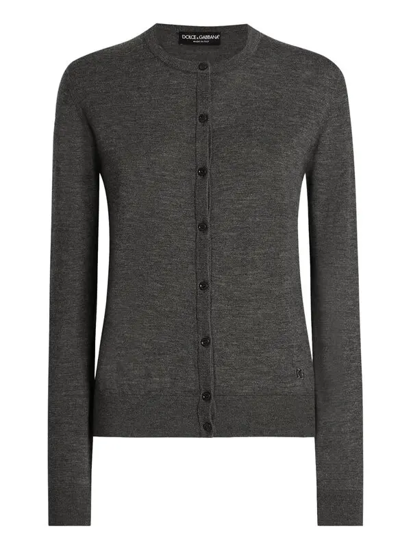 Dolce & Gabbana Cashmere Cardigan - Grey