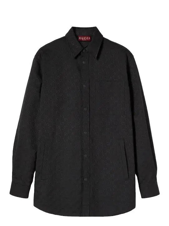 Gucci Gg Canvas Shirt - Black