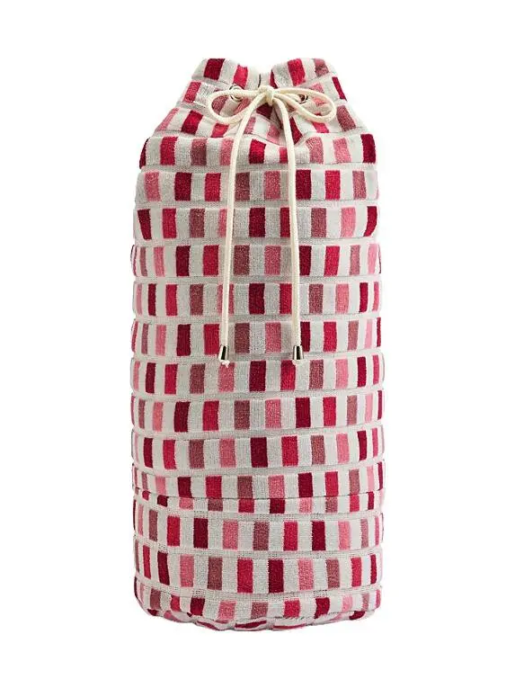 CHRISTY Fairfield Turkish Cotton Beach Bag - Raspberry