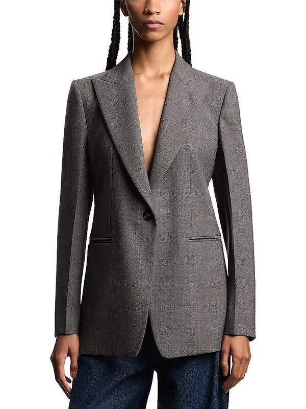 Emporio Armani Peak Lapel Blazer - Solid Medium