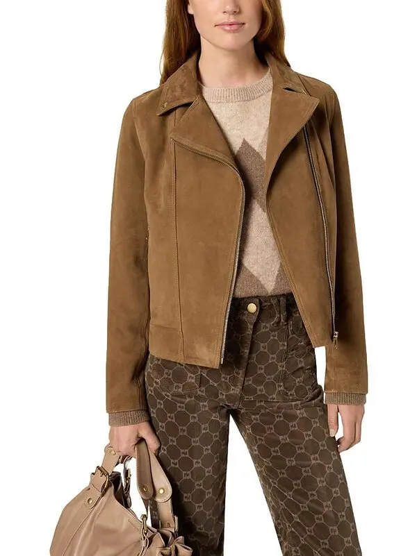 Gerard Darel Nelly Suede Jacket - Camel