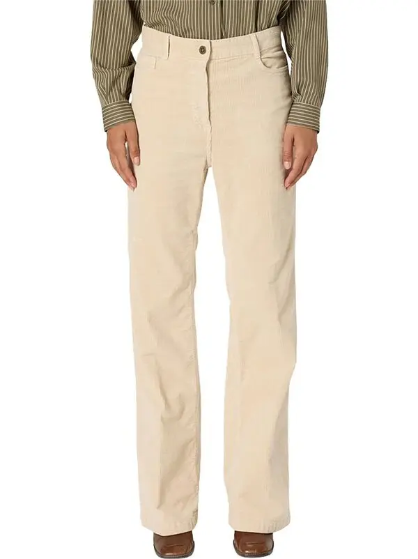 Gerard Darel Chantal Corduroy Trousers - Natural