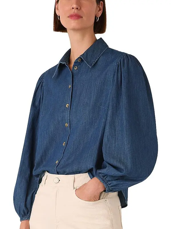 Whistles Chambray Shirt - Denim