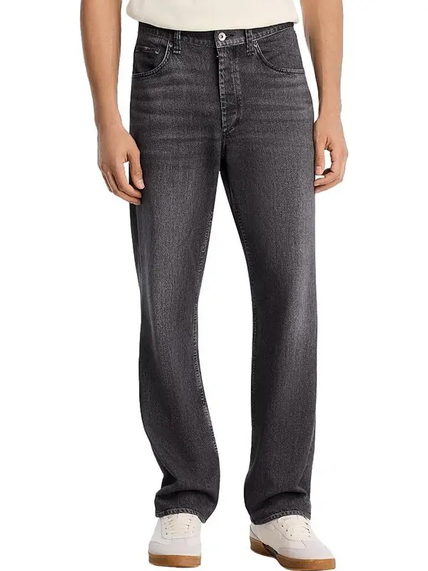 Rag & Bone Miramar Straight Fit Jeans - Faded Black