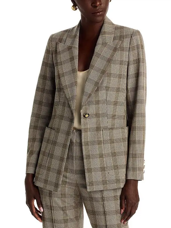 Elie Tahari Elodie Plaid Jacket - French Plaid